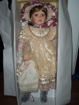 Court Of Dolls Porcelain Doll “Kami" COA #1011/2500 NIB 26” LOOK! | eBay