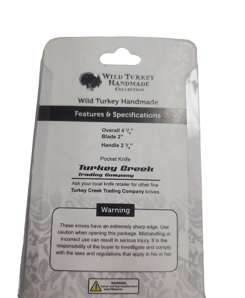 wild turkey collection pocket knife | eBay