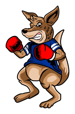 Boxing Kangaroo Sticker Decal | eBay