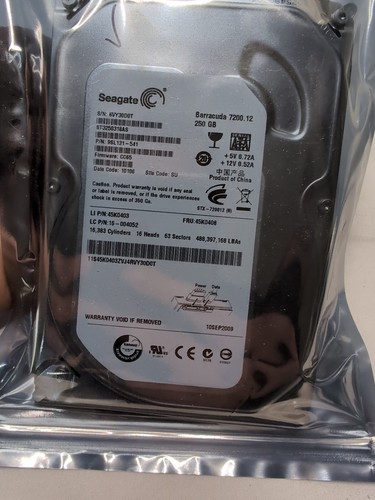 HDD Seagate barracuda 7200.12 250gb ST3250318AS 100535704 Rev B CC65 3. ...