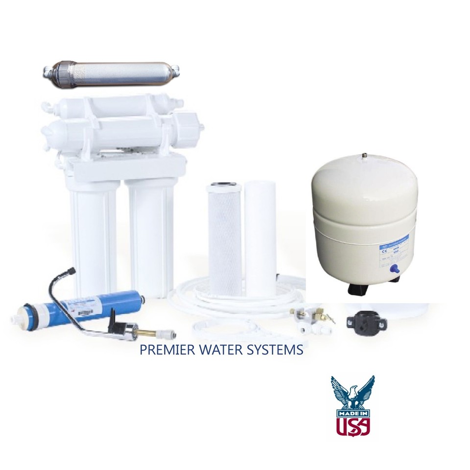 5 Stage REVERSE OSMOSIS DRINKING WATER FILTER SYSTEM pH NEUTRAL ...