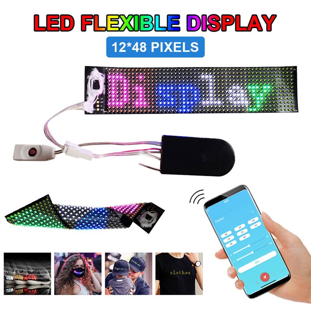 Programmable Led Display Signs 39"x 14" Programmable 7 Colors Led
