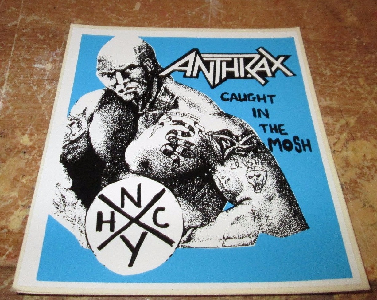 ANTHRAX STICKER COLLECTIBLE RARE VINTAGE 90'S METAL | eBay