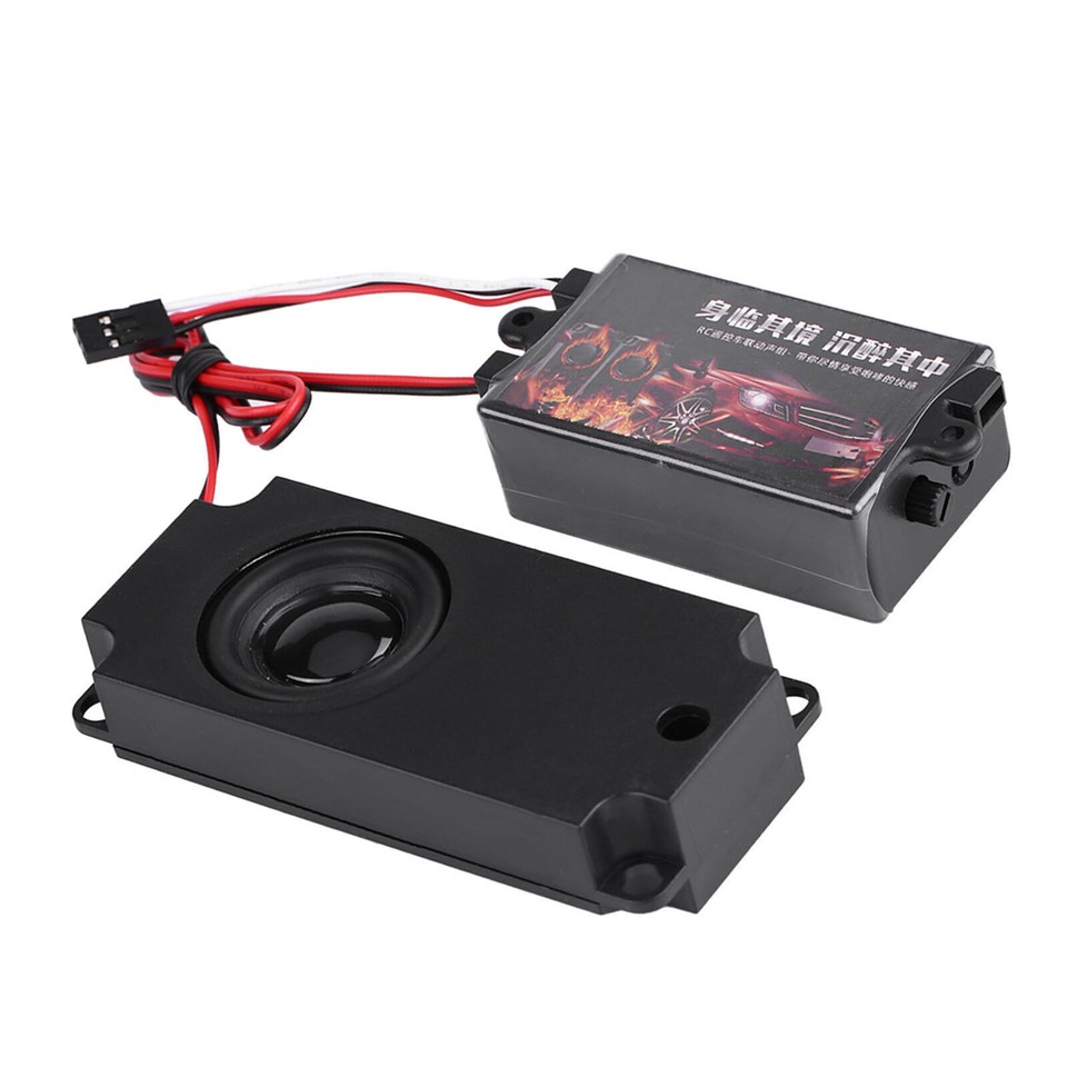 RC Car Engine Sound Simulated Module Set Simulator with Speaker for 1/ ...