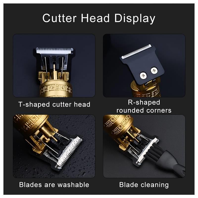 Vintage T9 Golden Electric Shave Trimmer Machine Cordless Hair Clipper ...