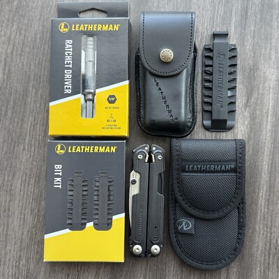 Leatherman Arc Obsidian, Leatherman Ratchet Driver, Leatherman Bit Kit ...