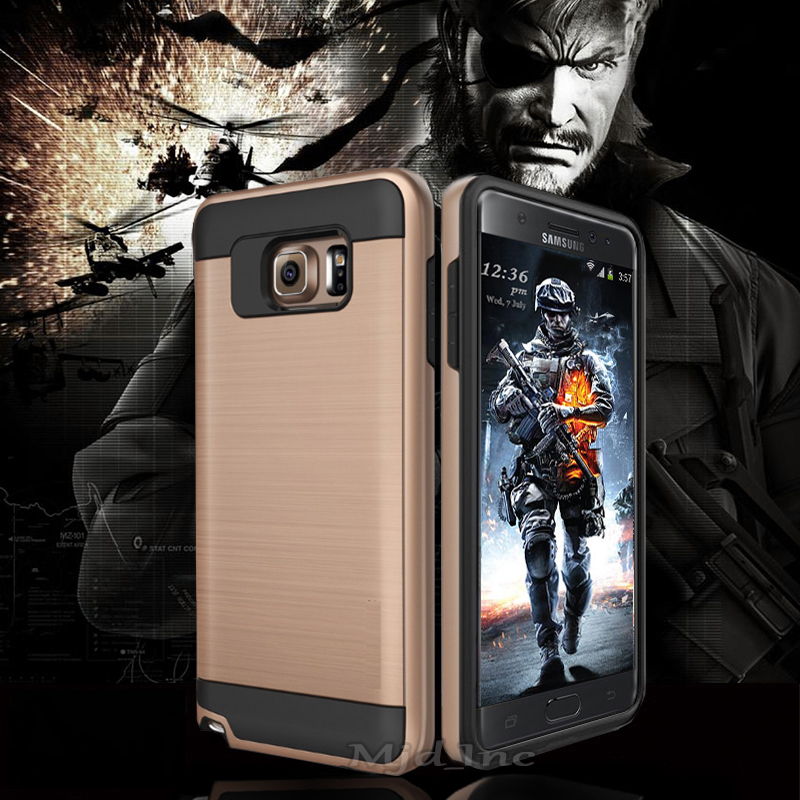 For Samsung Galaxy Phones Slim Brushed Armor Hard Case Shockproof Phone ...
