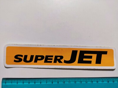 Super Jet Sticker Autocollant Aufkleber Vintage 80s Original | eBay UK