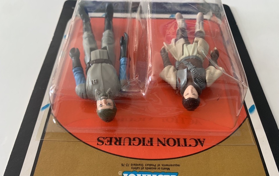 STAR WARS 1983 KENNER RETURN OF THE JEDI KAY BEE 2 PACK PRINCESS LEIA ...