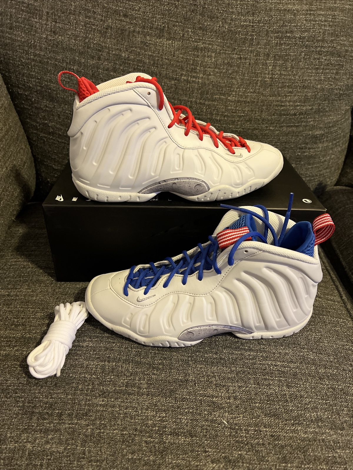 Nike Little Posite One USA Moon DJ4024-001 GS Size 4 Womens Size 5.5 ...