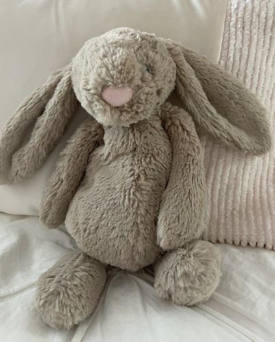 Jellycat Bashful Bunny 12" Light Tan Plush Rabbit. | eBay