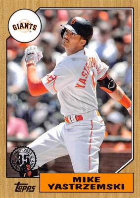 2022 TOPPS SERIES 2 (#87TB-30) - 1987 TOPPS - MIKE YASTRZEMSKI | eBay