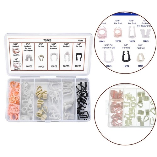 Essential Fuel Line Clips for Ford Cars 70 Piece Assortment Premium ...