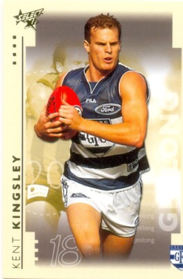 2003 Select AFL XL series Common card - 120 - Kent Kingsley - Geelong ...