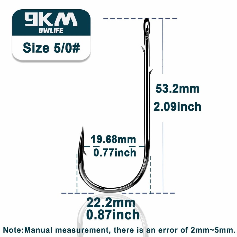 25~100Pcs Worm Hooks Long Shank Barbed hooks Baitholder hooks Live Bait ...