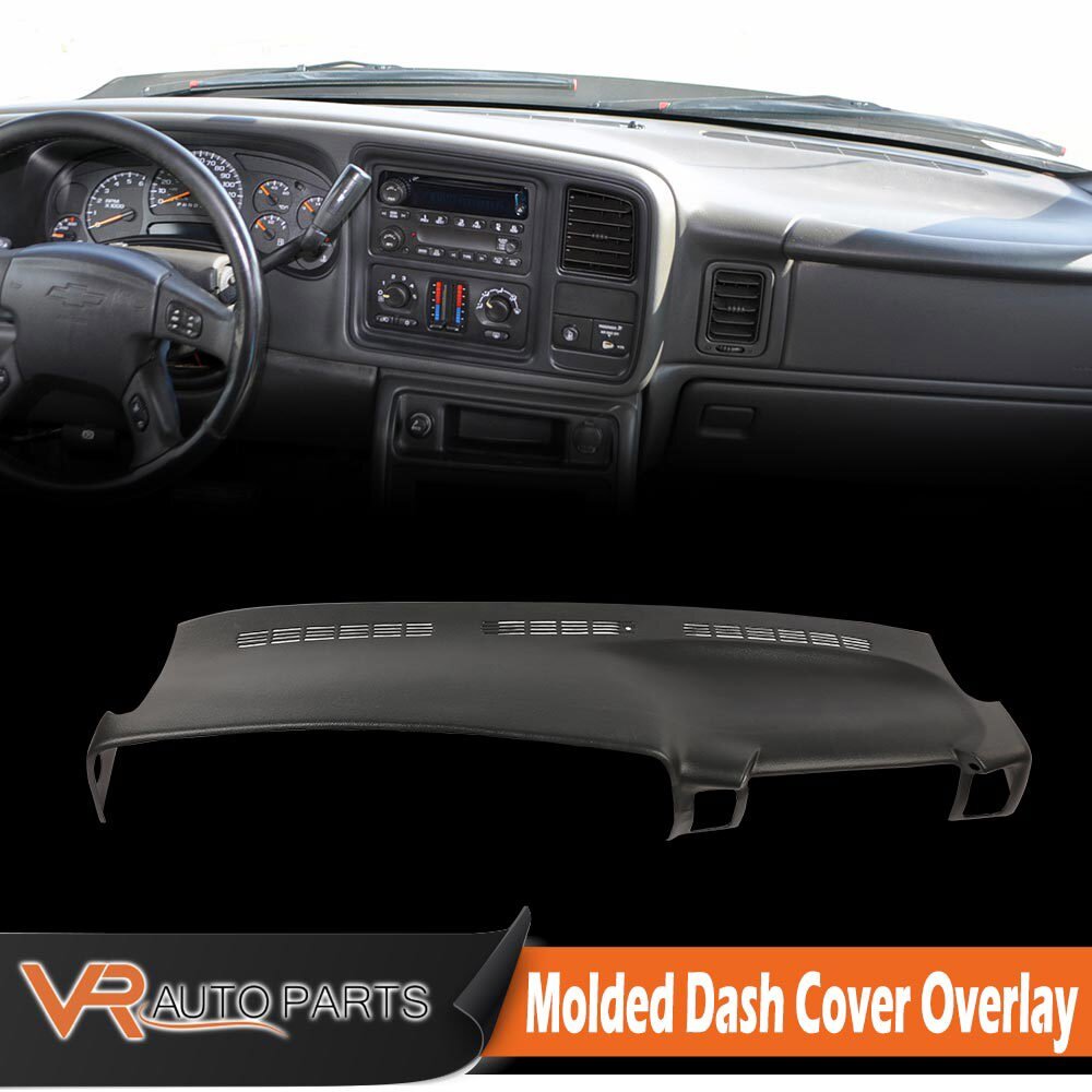 Molded Dash Mat Cap Cover Dashboard Overlay Fit for 1999-2006 Silverado ...