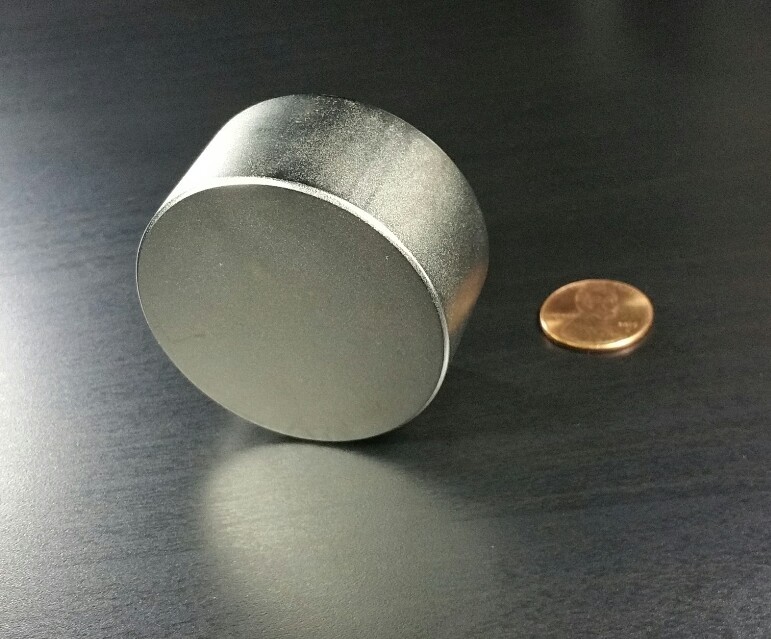 One (1) Large Neodymium N52 Cylinder Magnet Super Strong Rare Earth ...