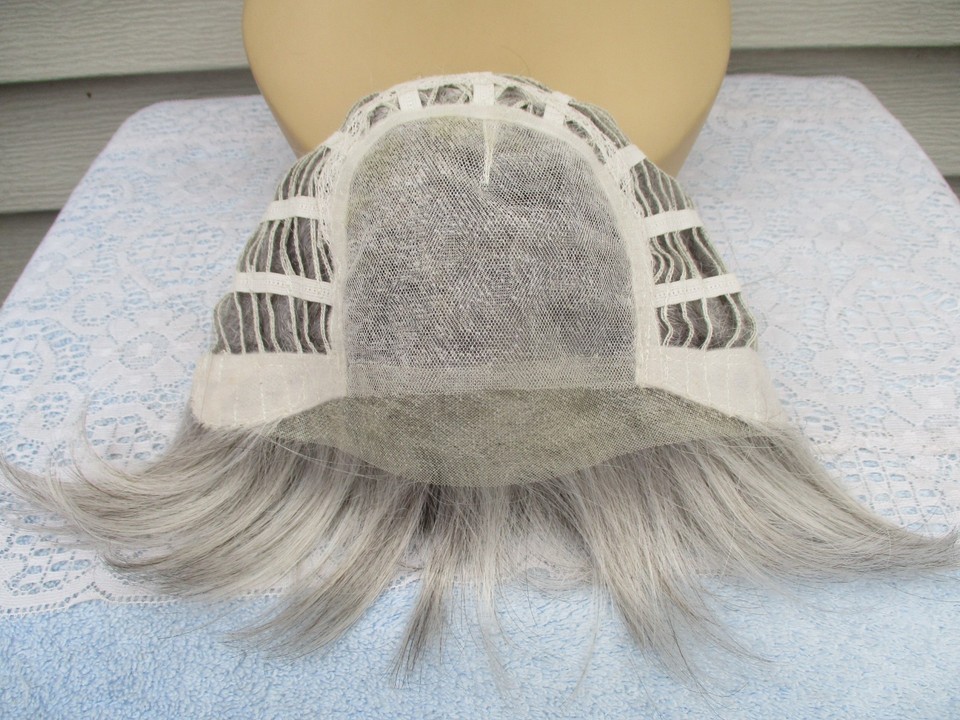 Gabor Wig CARTE BLANCHE ? Lace Front G56+ SUGARED SILVER Gray Mono Top ...