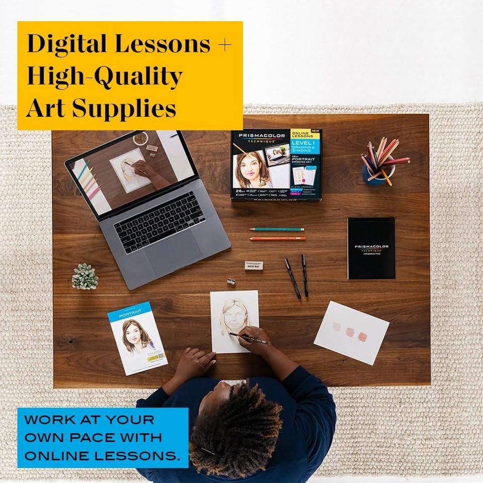 Technique, Portrait Drawing Set, Level 1, Art Supplies & Digital Art ...