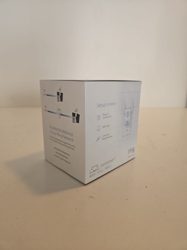 Ring Chime Pro Wi-Fi Extender & Chime Accessory For Ring Doorbell ...