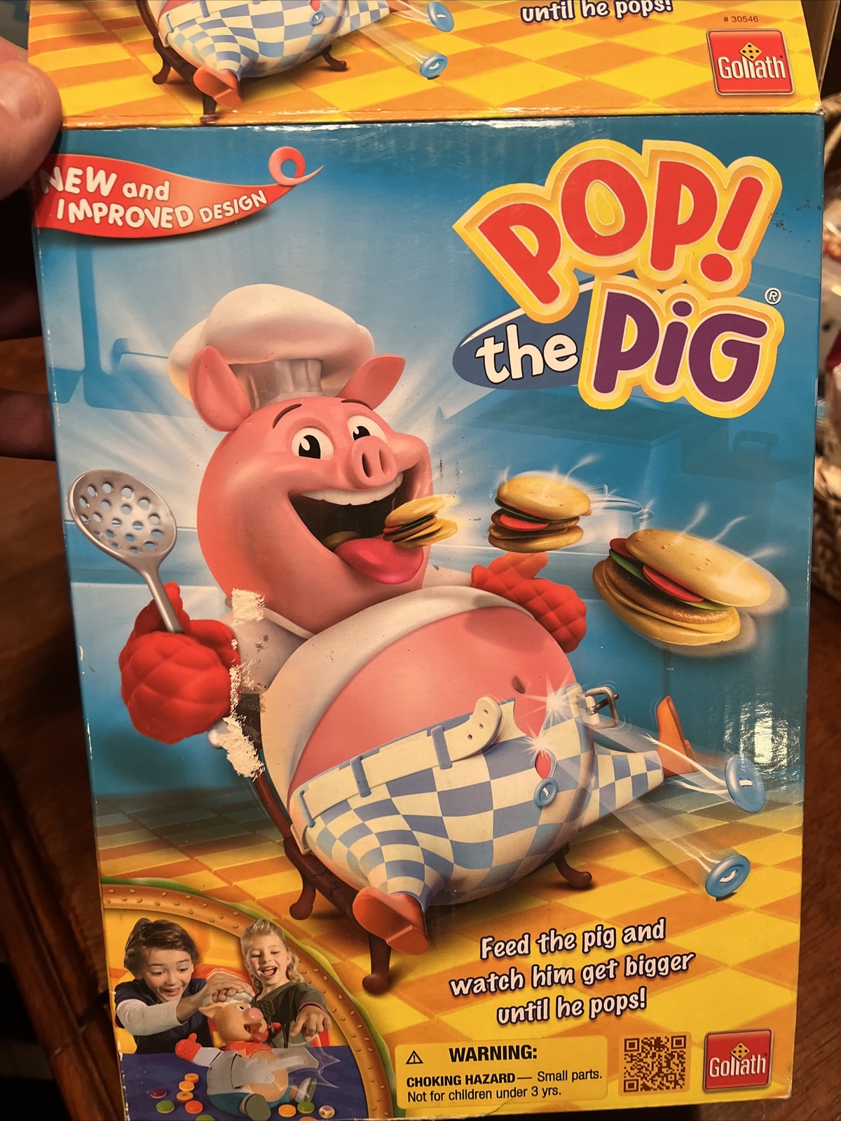 Pop the Pig Game Goliath Games Preschool Ages 4+ Pig 2 burgers missing ...