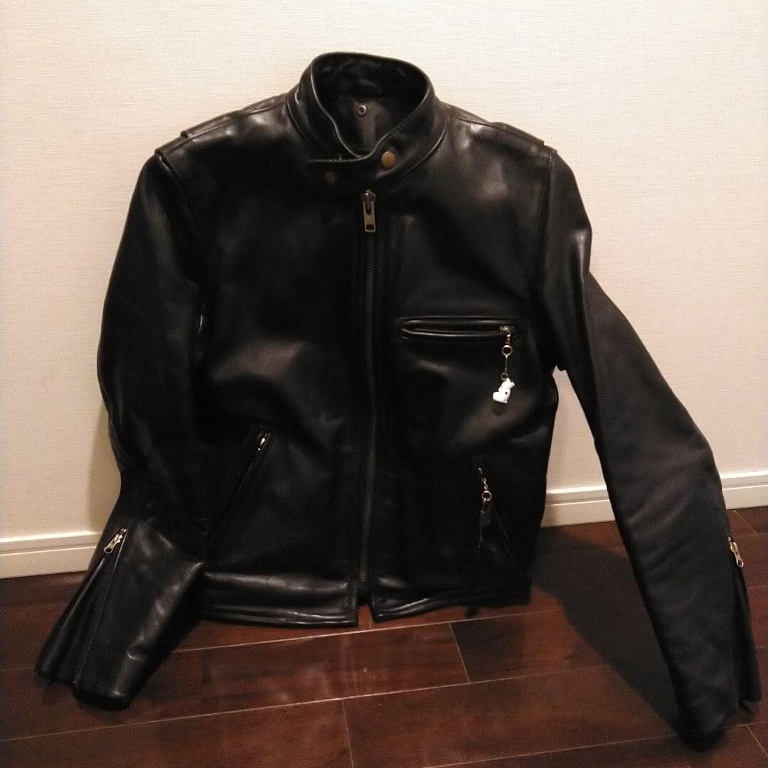 vanson Horsehide Leather Single Riders Jacket Blouson… - Gem