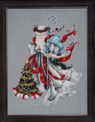 Winter White Santa MD100 by Mirabilia cross stitch pattern | eBay