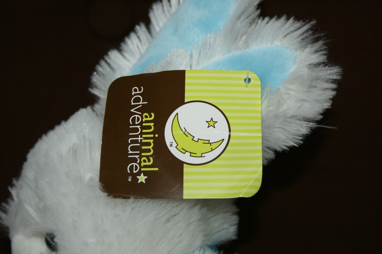 Bunny Rabbit Aqua Blue Animal Adventure Plush Stuffed Animal 12" Bent ...