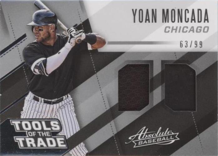 2017 Panini Chronicles - Absolute Tools of the Trade Double Yoan ...
