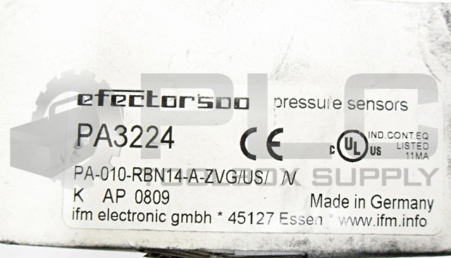 ifm EFECTOR 500 PA3224 Pressure Sensor for sale online | eBay