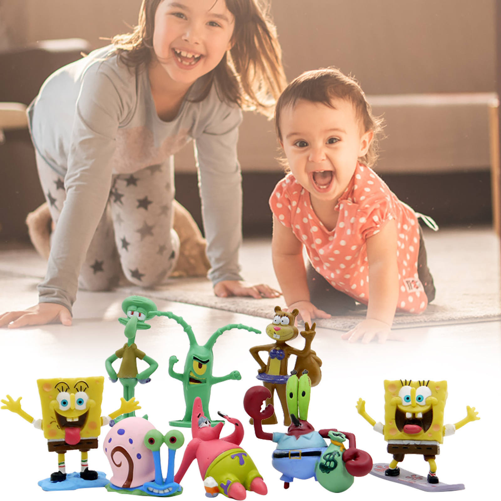 Children's Gift SpongeBob Desktop Ornament Cartoon Decortion Cute ...