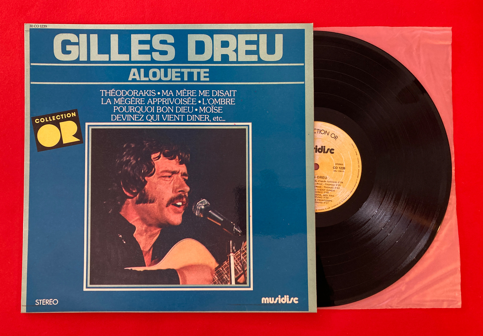 Gilles Dreu Alouette Collection Or Co 1239 Musidisc VG++ Vinyl 33T LP ...