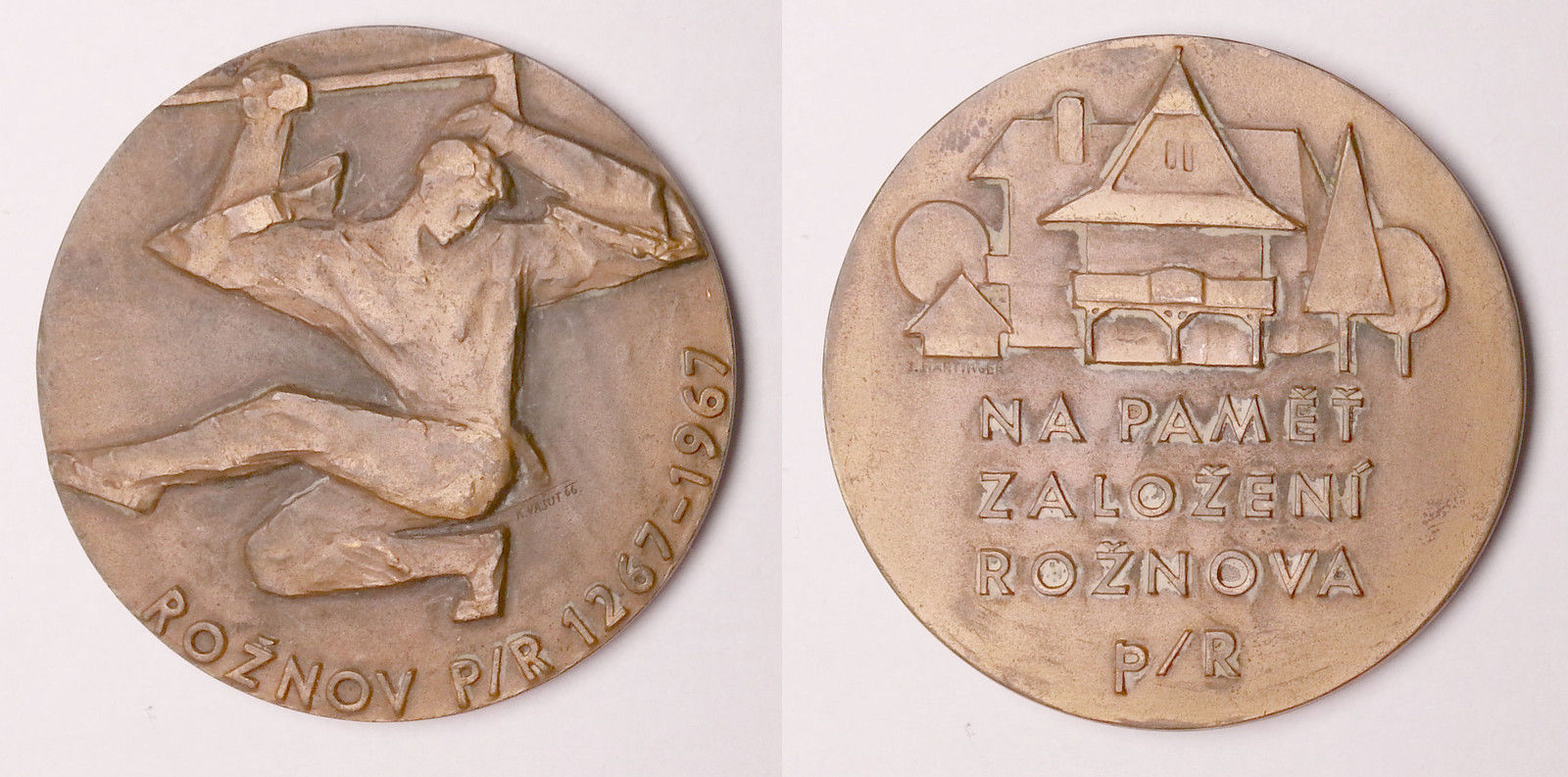 CZECHOSLOVAKIA 700th anniversary of the founding of the city ROZNOV ...