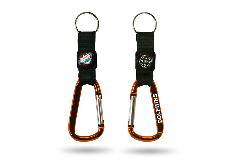 NFL Miami Dolphins Navi-Biner Key Ring w/ Compass BRAND NEW | eBay