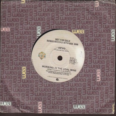 Devo - Working In The Coal Mine - 1981 7" single 45rpm | eBay