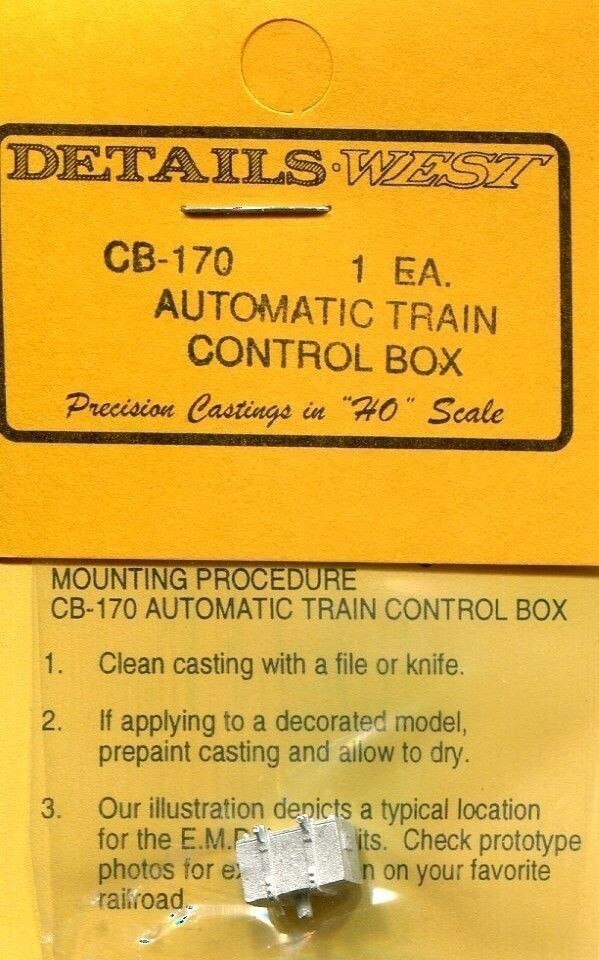 Details West 170 x HO Automatic Train Control Box Hood Units | eBay