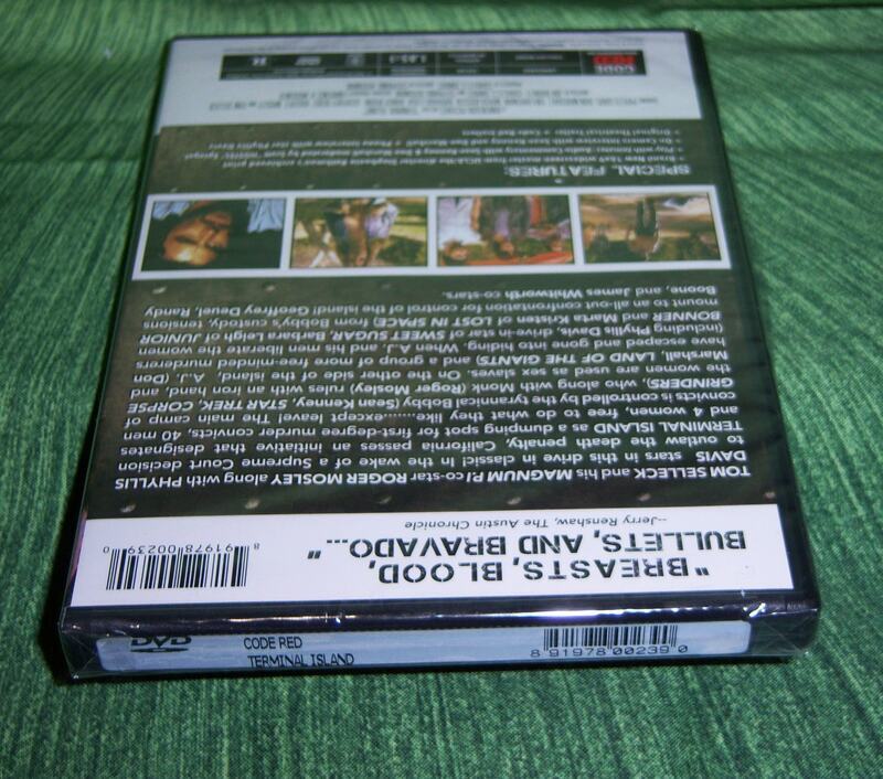 NEW RARE OOP CODE RED TOM SELLECK PHYLLIS DAVIS TERMINAL ISLAND MOVIE ...