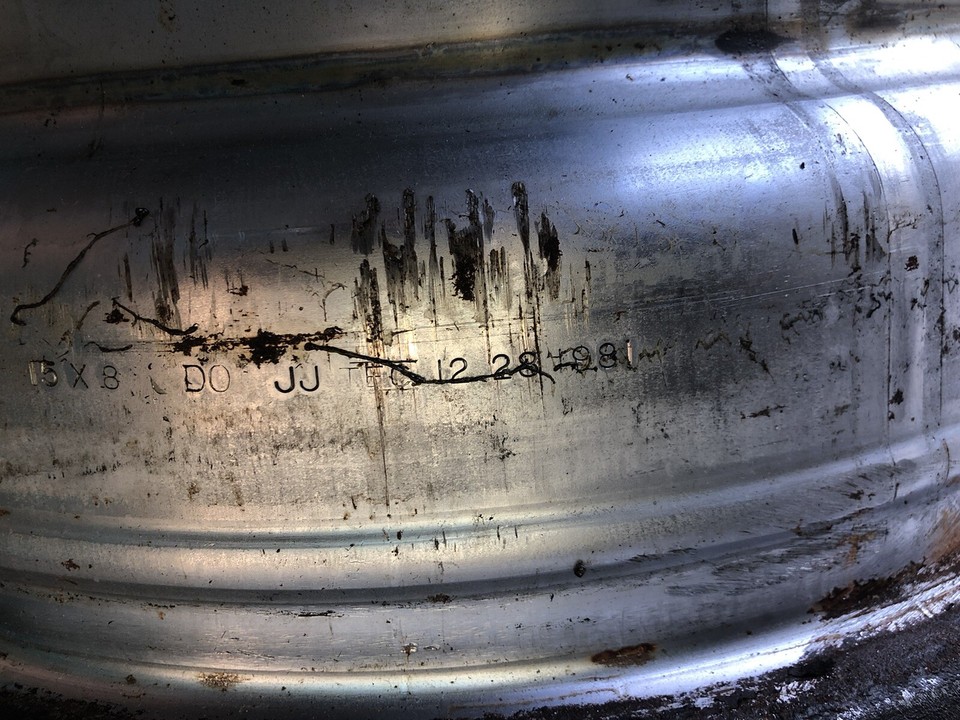 1981 Weld STAR WIRE Chrome 15x8” 30 Spoke Rims Uni-Lug Bolt Pattern ...