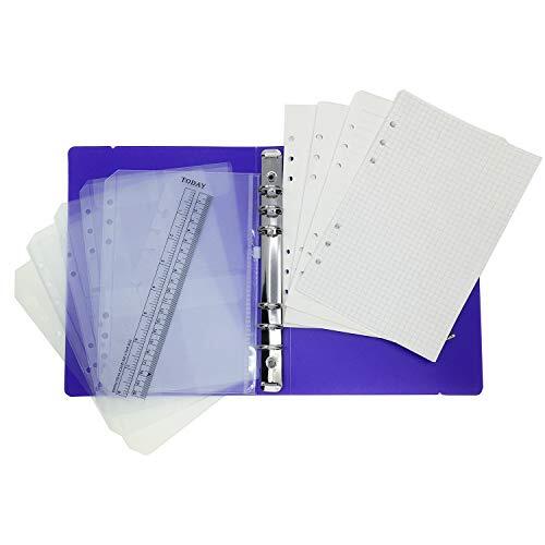 A5 PP Binder with Pages & Binder Pocket Set Black | eBay