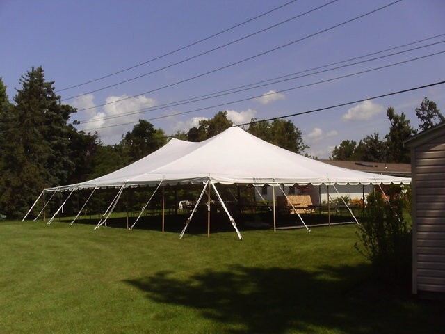 40x60 Commercial Pole Tent Canopy Sectional Outdoor Party Gazebo Heavy ...