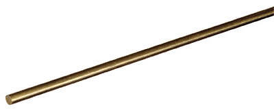 Steelworks Boltmaster 11518 Round Brass Rod, 3/16 x 36 In. - Quantity 1 ...