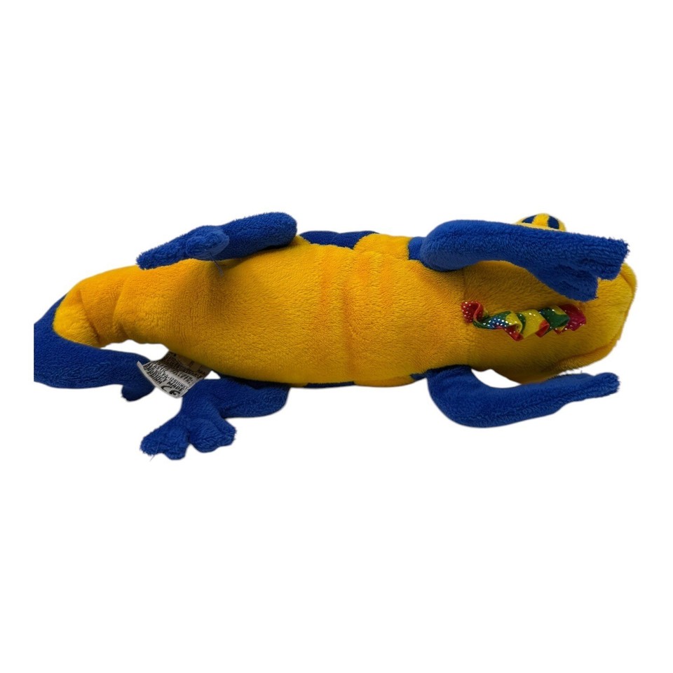 Ganz Webkinz CHAMELEON Yellow Blue 12 in Stuffed Animal Plush Toy NO ...