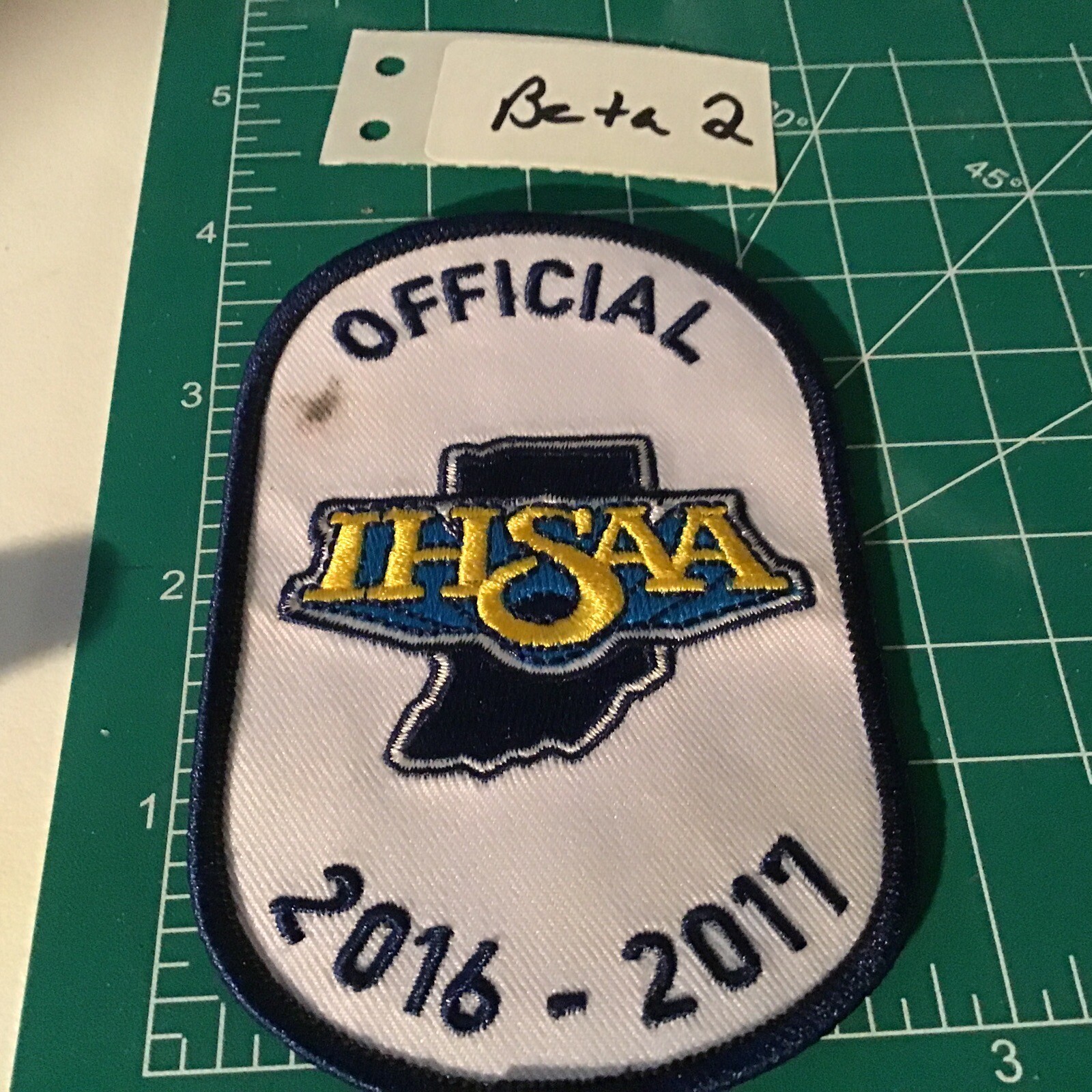 IHSAA Official Indiana High School Athletic Assn Embroidered Patch 2016 ...