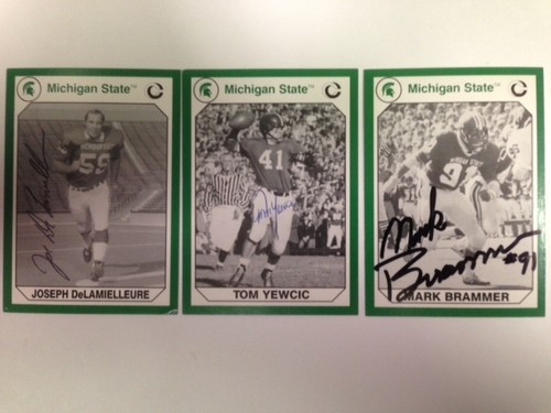 Mark Brammer Auto Signed 1990 Michigan State Finest Card with COA | eBay
