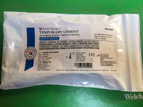 Dental Temporary Cement Non Eugenol automix Syring with 15 tips ...