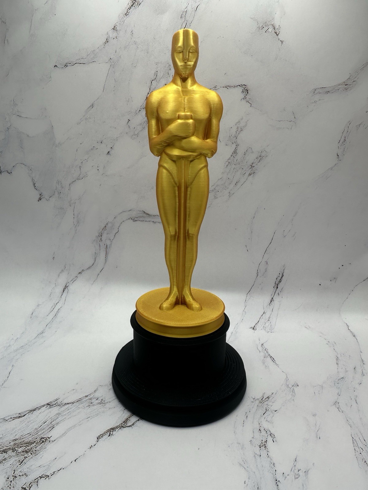 Oscar Award Style Statue Prop Film & Movie Display Gold Trophy - Modern ...
