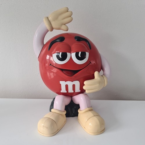Vintage 2001 M&Ms Red Sweet Chocolate Display Dispenser vgc | eBay UK