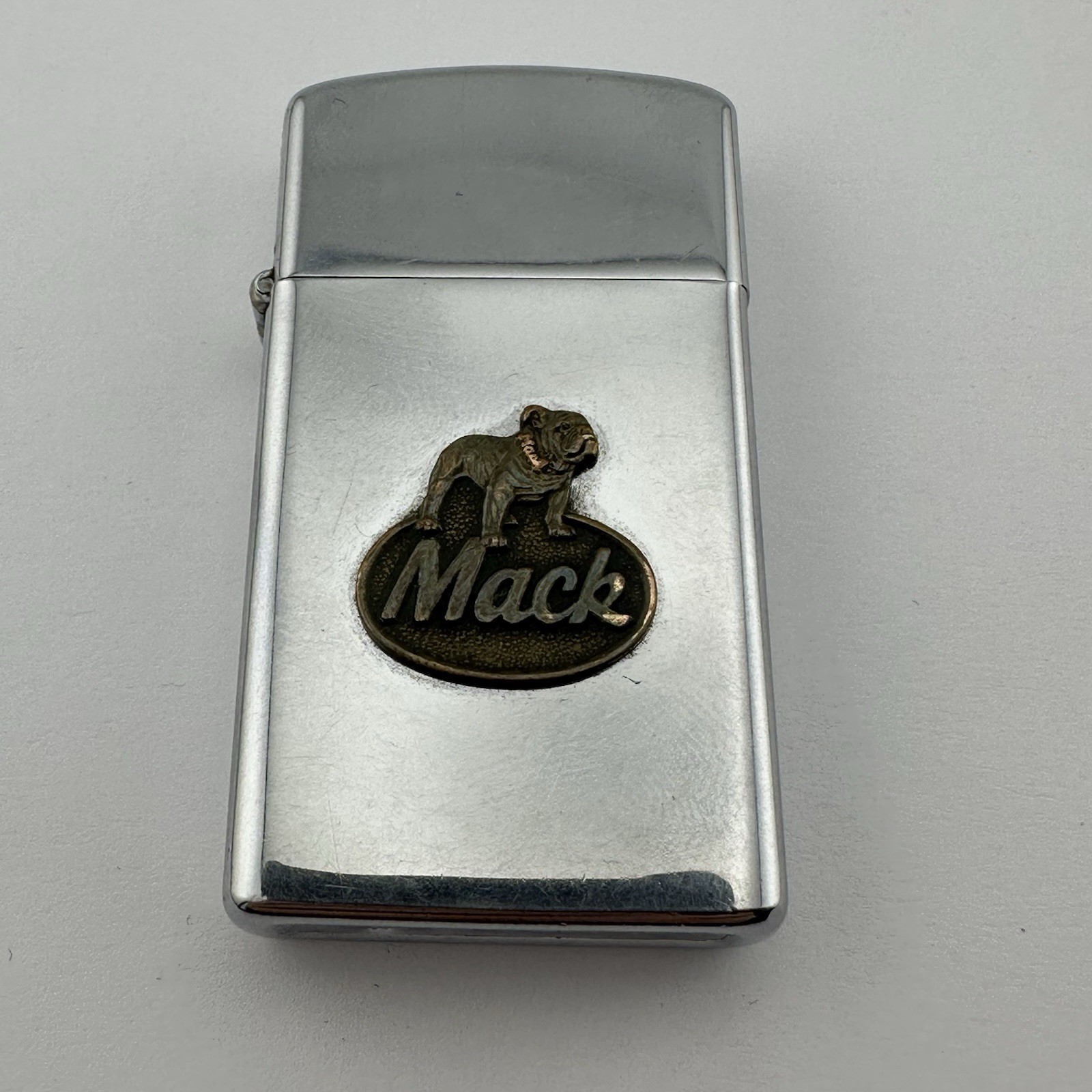 VINTAGE ZIPPO MACK TRUCKS BULLDOG EMBLEM LIGHTER 1973 | eBay