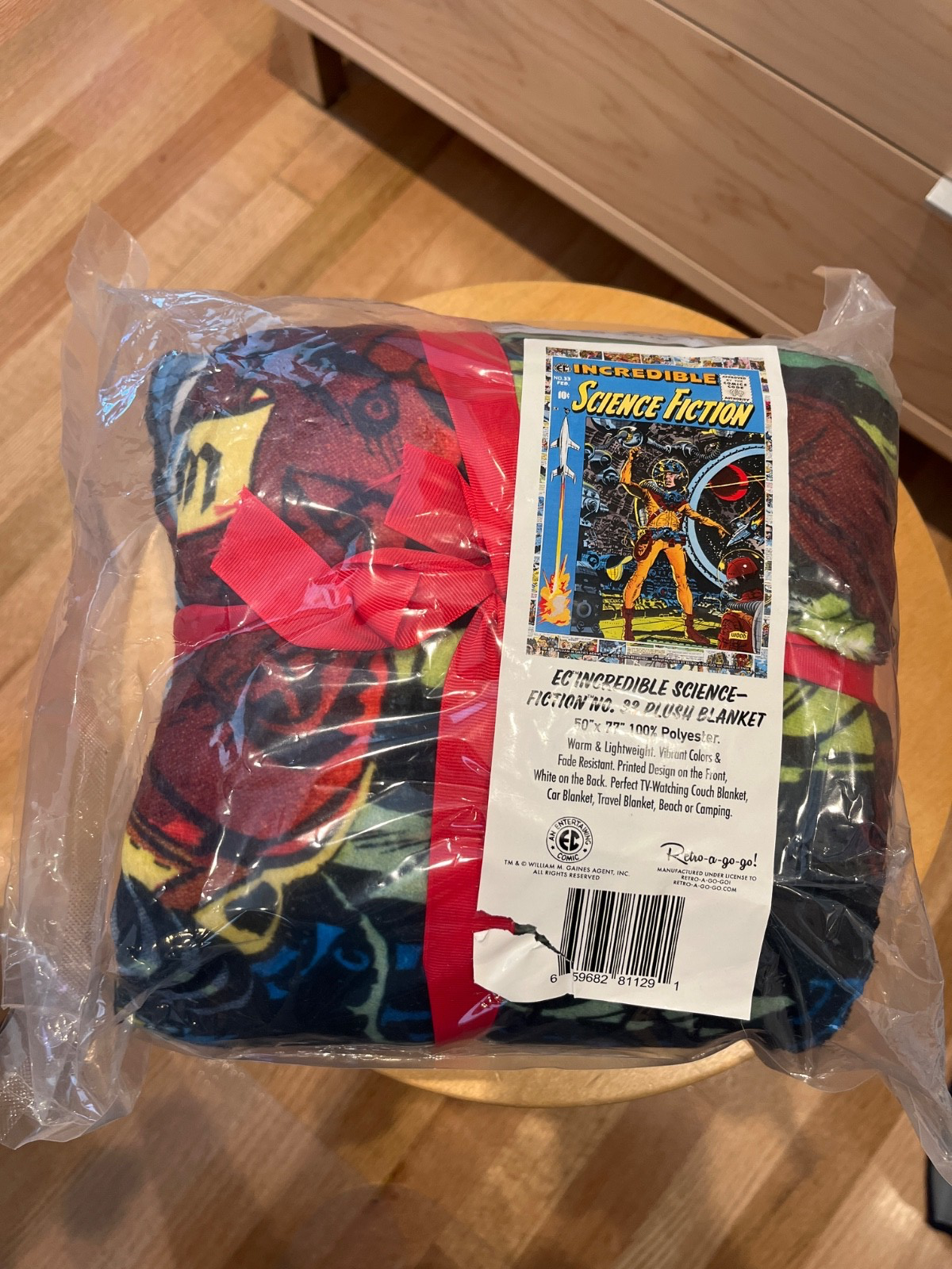 1950S EC COMICS INCREDIBLE SCIENCE FICTION #33 PLUSH THROW BLANKET 50 ...