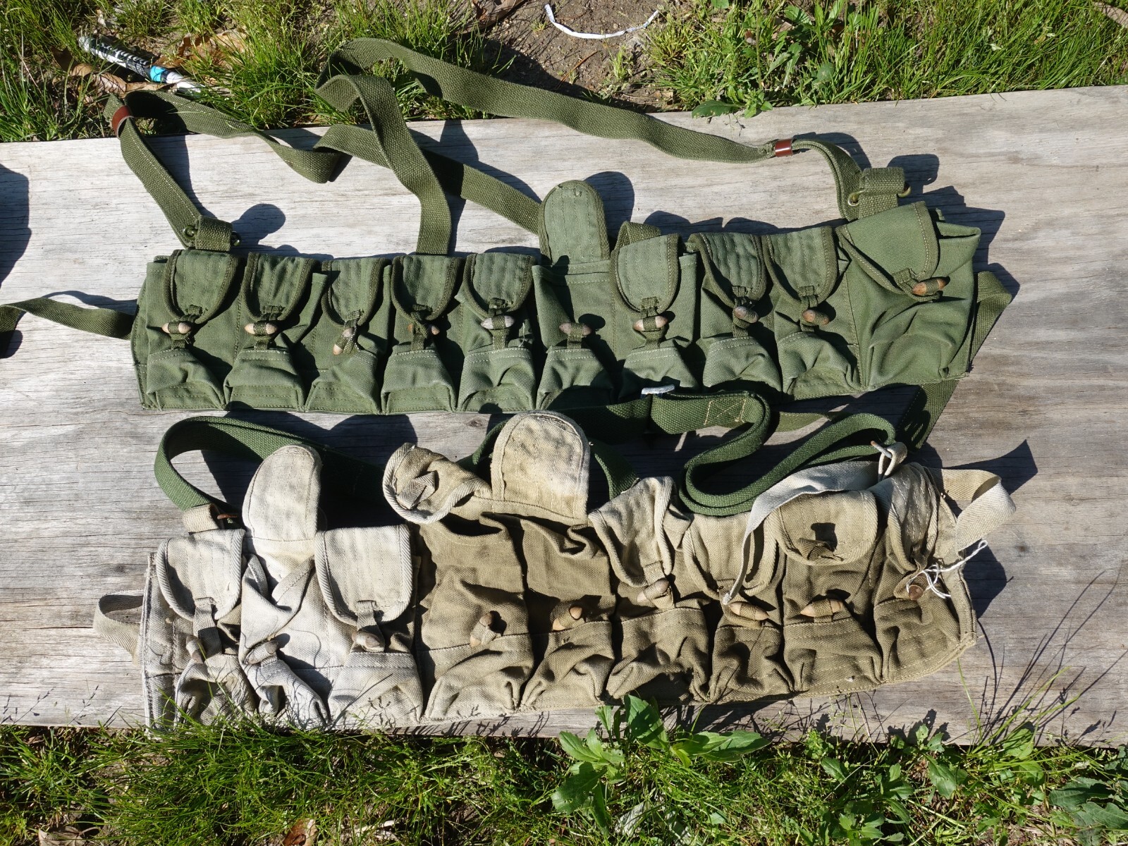 Vietnam Chi Com SKS Chest Rig Rigs chinese type 56 bandolier LOT of 2 ...